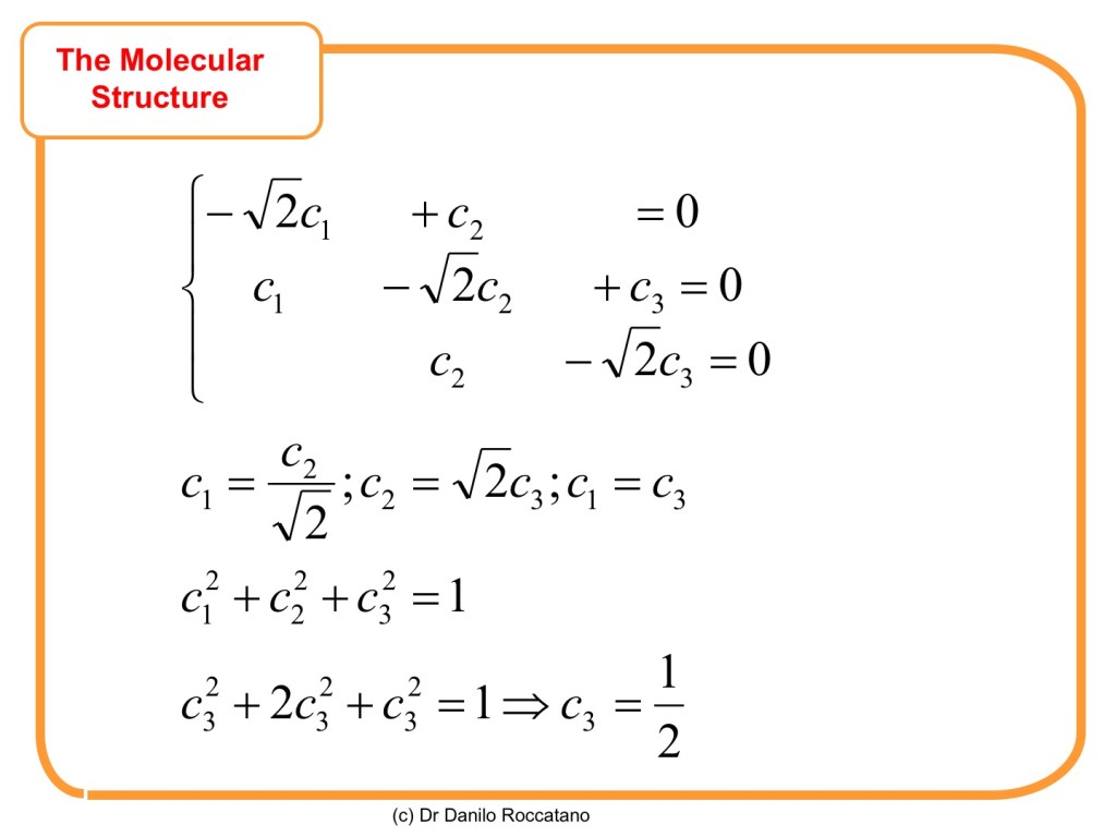 Physical Chemistry: The Simple Hückel Method (Part II)