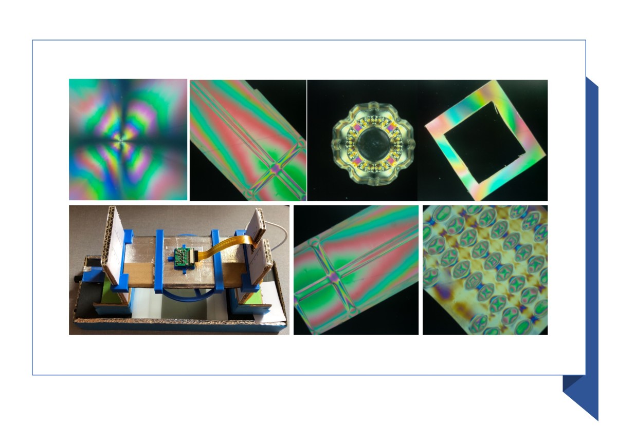 Exploring Photoelasticity of Plastic Materials with the MLT